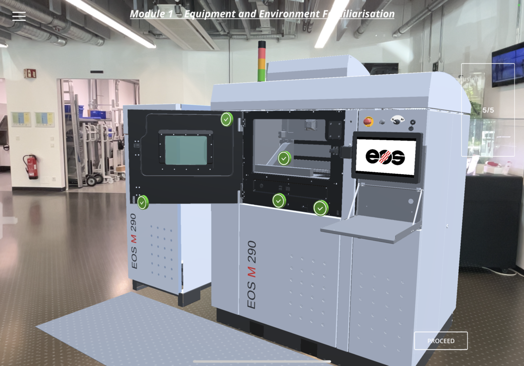 EOS M 290 Extended Reality Basic Training App | EOS GmbH