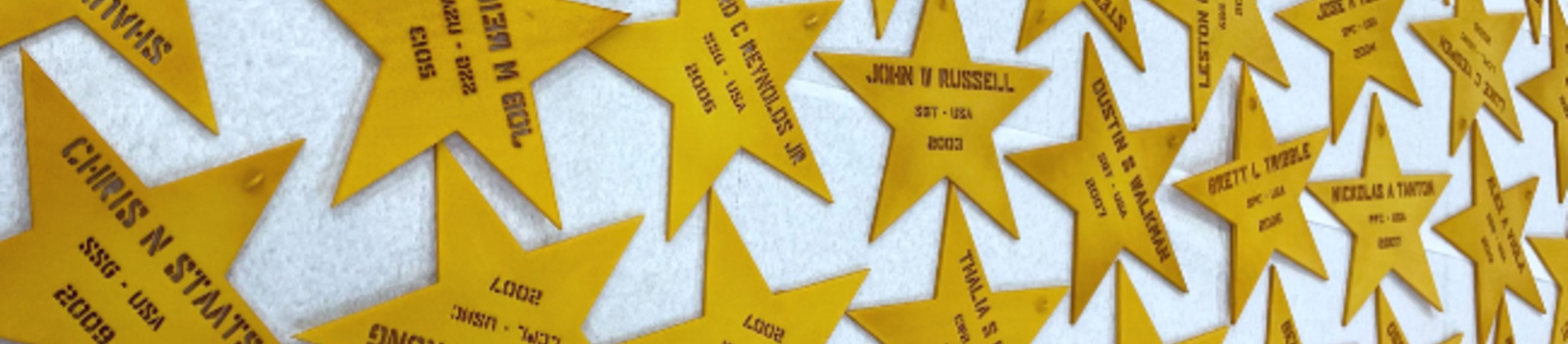 Onorare i veterani del Texas con le stelle stampate in 3D per le feste ...