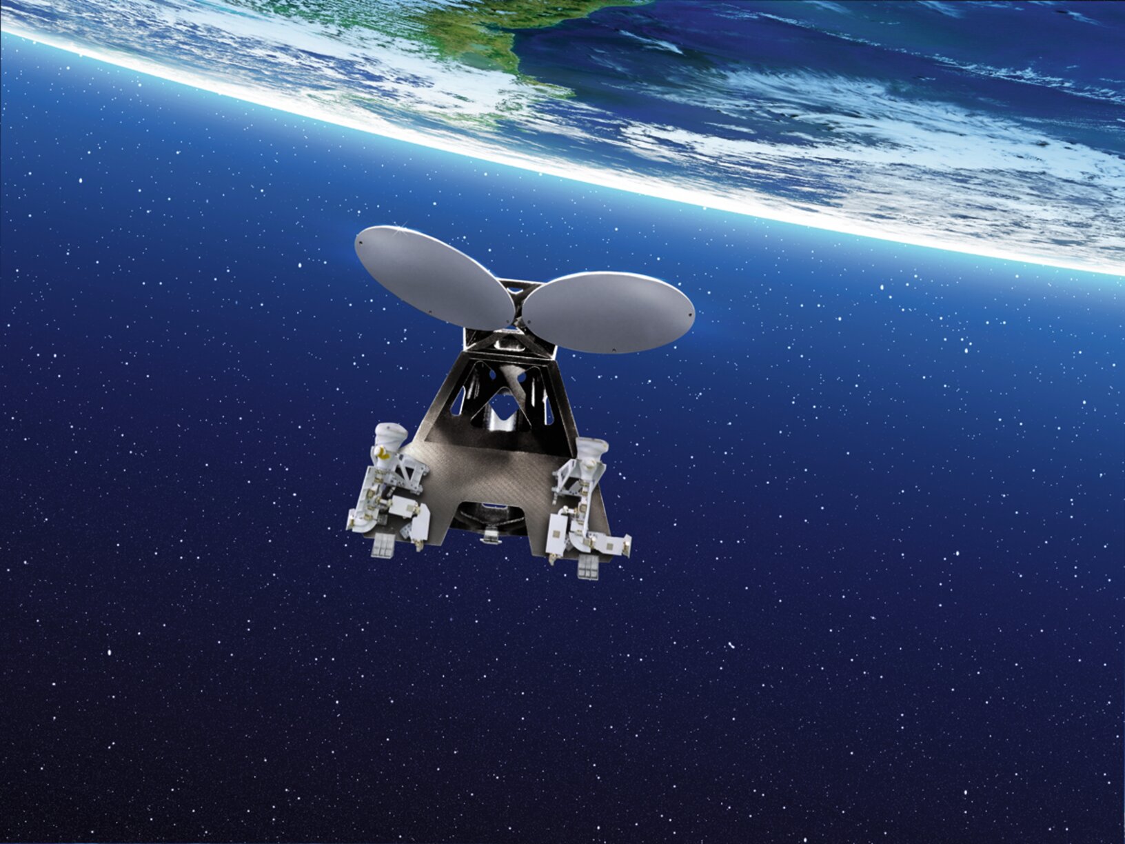 3D-gedruckte Antennenhalterung für Sentinel-Satelliten | EOS GmbH